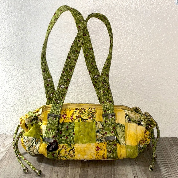 Donna Sharp | Bags | Donna Sharp Green Quilt Shoulder Bag | Poshmark